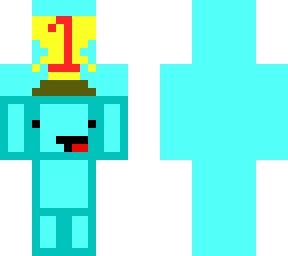 skeppy holding trophy | Minecraft Skin