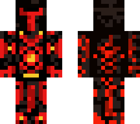 The Fiery void king | Minecraft Skin