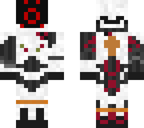 The Scientist (White, Bullseye) | Minecraft Skin