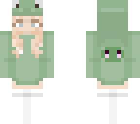 froggie blonde girl | Minecraft Skin