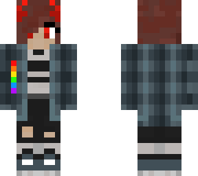 gender neutral flannel kid | Minecraft Skin