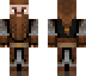 Gimli with no helmet | Minecraft Skin