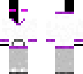 Inverted Enderman with Hoodie | Minecraft Skin