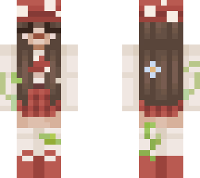 mushroom girl | Minecraft Skin