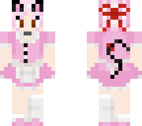 Pink Catboy Maid | Minecraft Skin