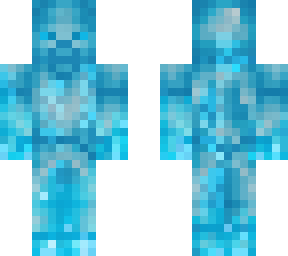 Powered Blue Steve | Minecraft Skin