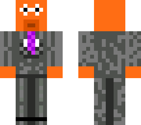 Qbert from pixels with suit | Minecraft Skin