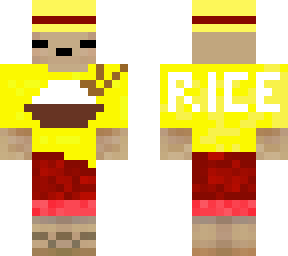 rice man | Minecraft Skin