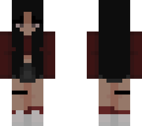 ~ her red silhouette ~ | Minecraft Skin