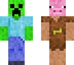 creeper pig zombie piglin | Minecraft Skin
