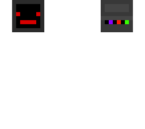 evil computer template | Minecraft Skin