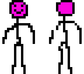 pink stick man 2.0 | Minecraft Skin