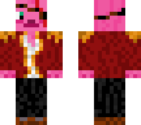 pinkBEARd the Pirate | Minecraft Skin