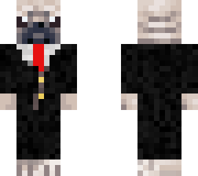 pug in suit | Minecraft Skins
