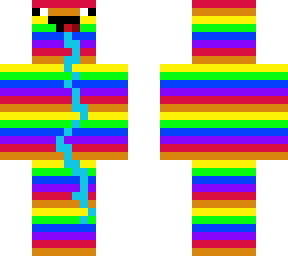 rainbow derp | Minecraft Skins