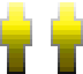 Yellow Gradient with White to Black Gradient Outline | Minecraft Skin