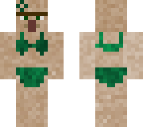 villager bikini | Minecraft Skins