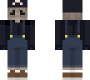black mario | Minecraft Skin