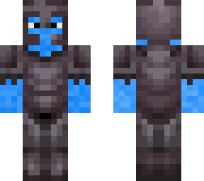 blue blob netherite armor | Minecraft Skins