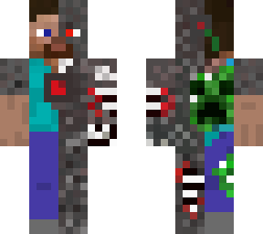 Cyborg Steve | Minecraft Skin