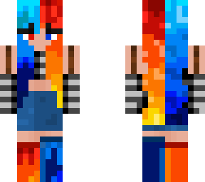 fire and ice | Minecraft Skin