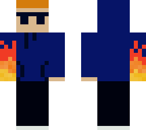Fire hand | Minecraft Skin