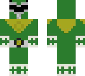 green power ranger | Minecraft Skins