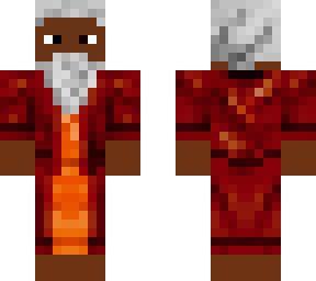 Old Fire Wizard | Minecraft Skin