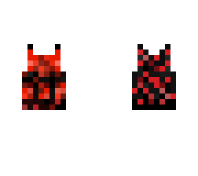 Red digital camo kevlar vest | Minecraft Skin