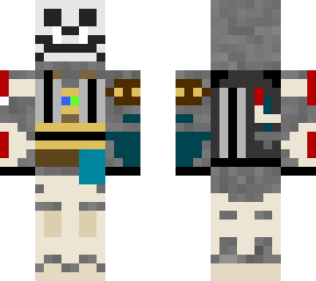Scrap metal Gh05t | Minecraft Skin