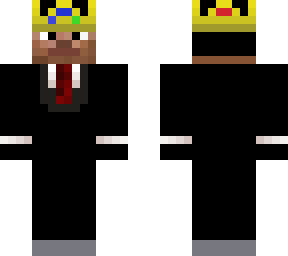 tuxedo steve with crown | Minecraft Skins