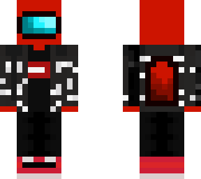 Among us Red Drip | Minecraft Skin