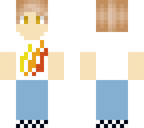 Fire Merch Boy Minecraft Skins