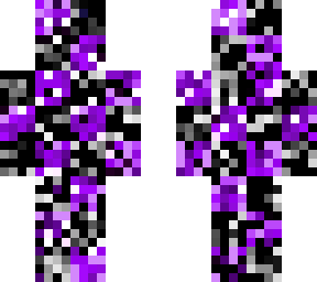 Corruption Glitch Steve (purple) | Minecraft Skin