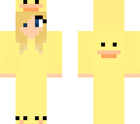 Cringy bish with duck costume | Minecraft Skin