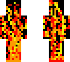 Fire monster | Minecraft Skin