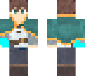 Kazuma ice hands | Minecraft Skin