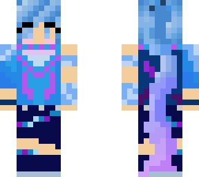 KDA All-Out Superstar Seraphine | Minecraft Skin