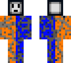 mitad agua mitad fuego | Minecraft Skins