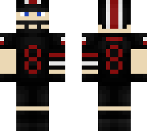 Ohio State black out v3 | Minecraft Skin