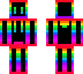 Rainbow kid | Minecraft Skin