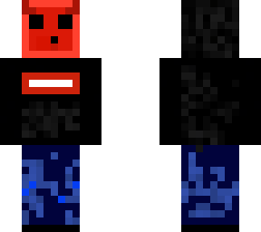 supreme red slime skin | Minecraft Skin
