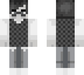 50s grey scale | Minecraft Skin