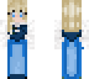 blue ball gown | Minecraft Skin