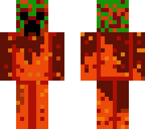 Lava Creeper | Minecraft Skins