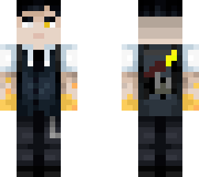 Fortnite Midas (with back bling) | Minecraft Skin