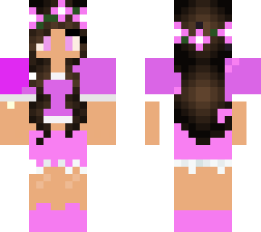 Magenta girl | Minecraft Skin