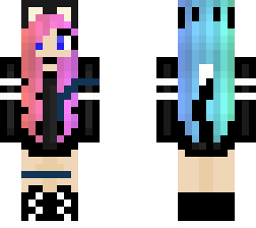 Rainbow Cat | Minecraft Skin