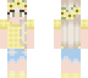 Sunflower Girl | Minecraft Skin