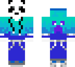 Blue Panda Skin | Minecraft Skin
